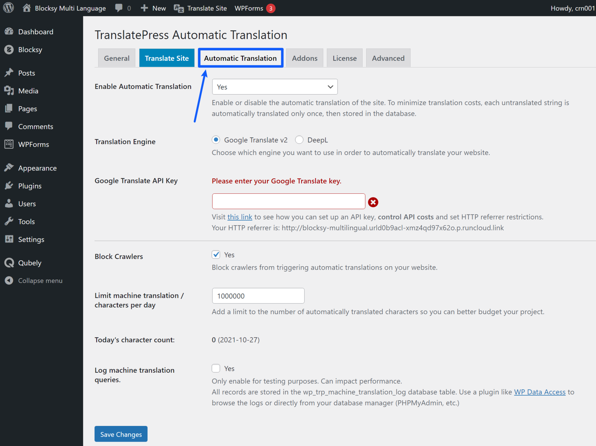 How to Create a Multi Language Website With Blocksy and TranslatePress
