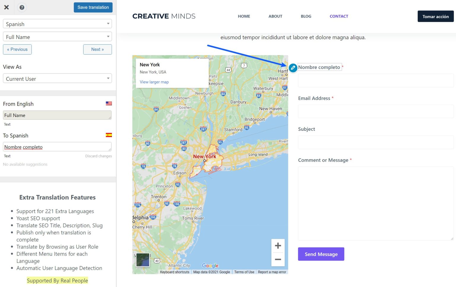 How to Create a Multi Language Website With Blocksy and TranslatePress
